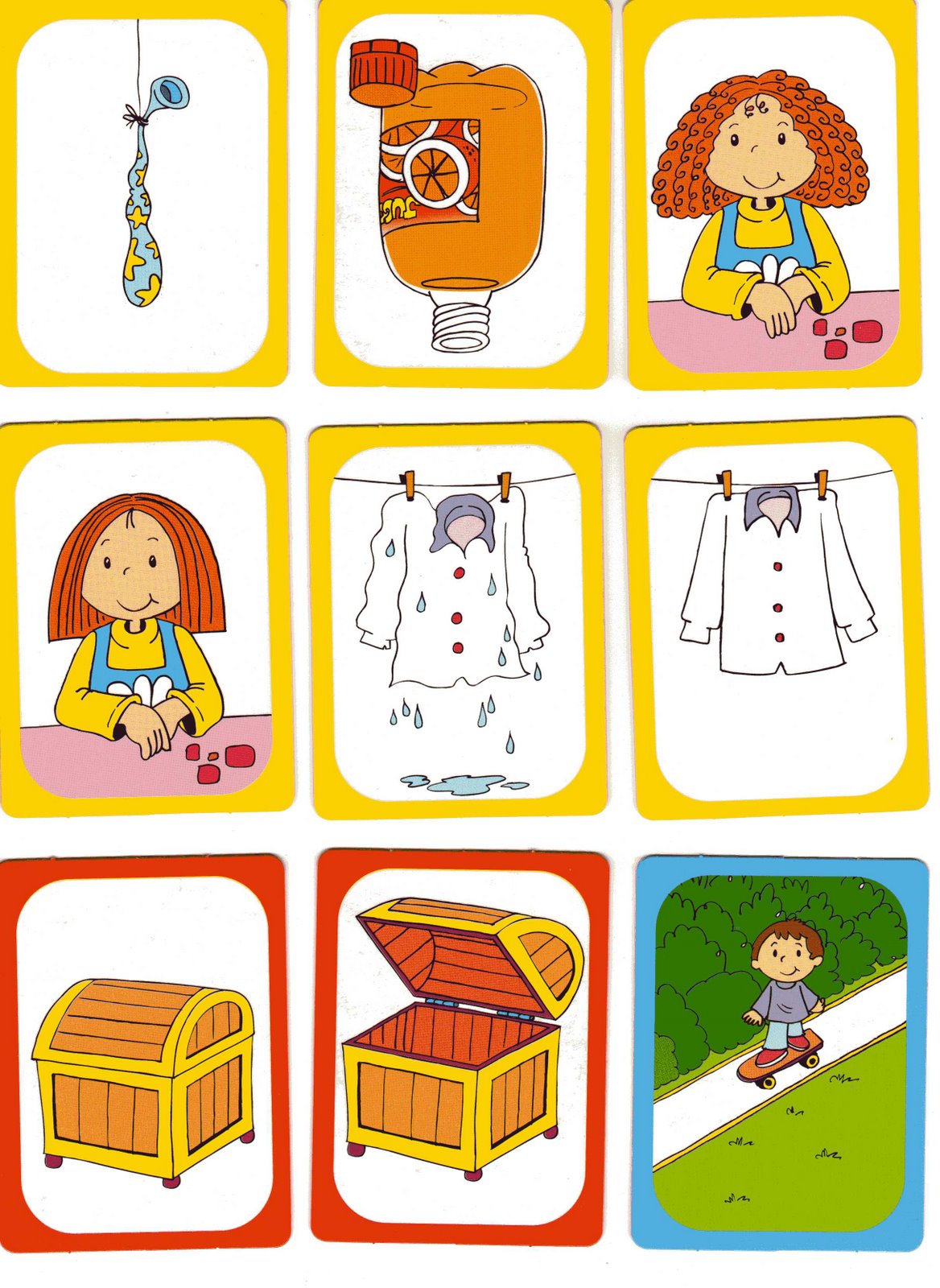 Opposites Flash Cards Kindergarten